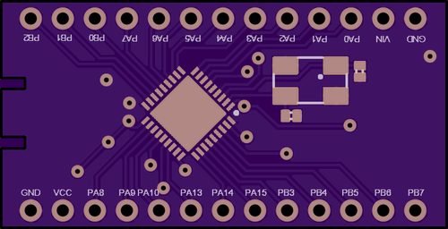Stm32f103t8 Tiny Development Board Spark Logic