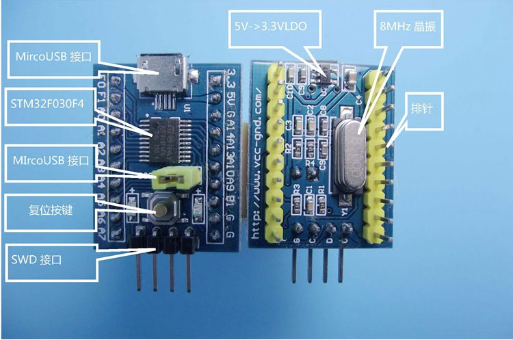 STM32F030F4P6 using Arduino IDE - Spark Logic