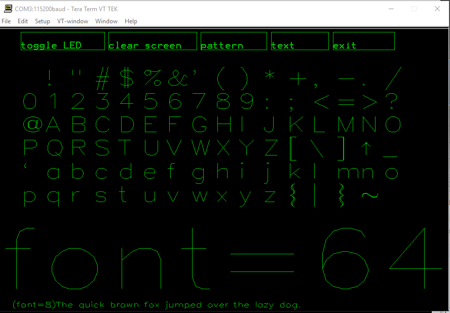 Tek 40104014 Vector Graphics Terminal Demo Spark Logic 