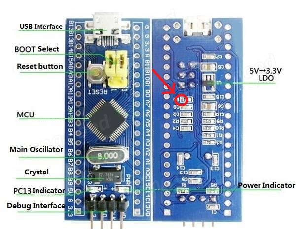 STM32F103C8 & TFT (ili9325) - Spark Logic