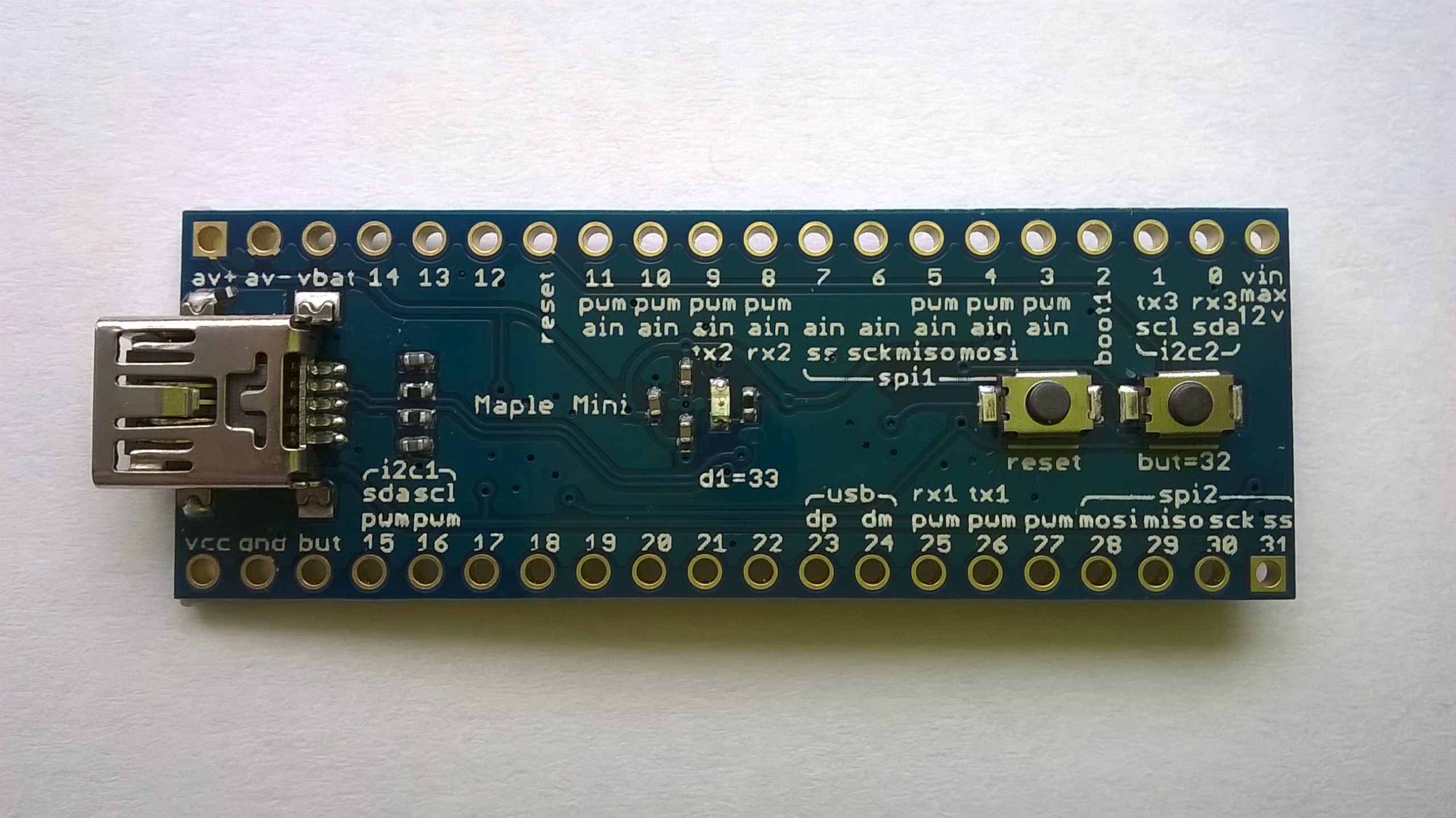 Re-mapping the maple mini pins - Spark Logic