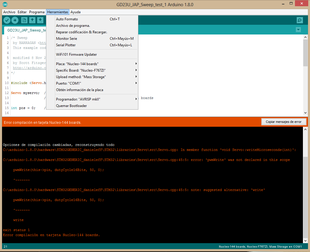 Stm32generic Arduino Implementation Spark Logic