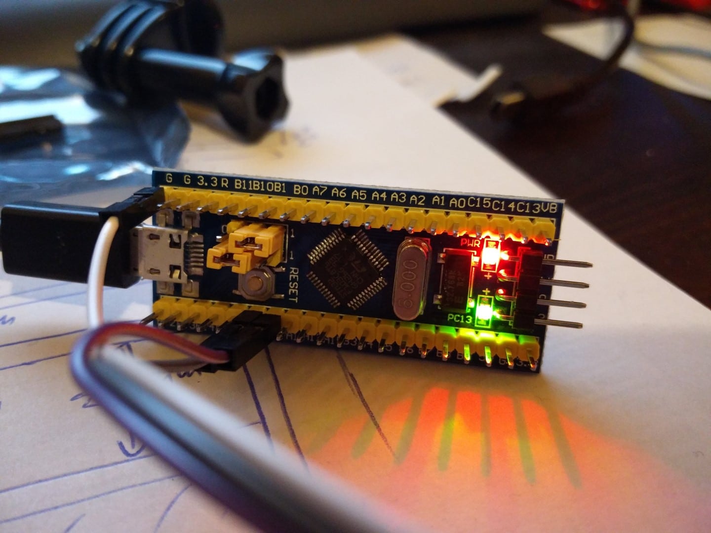 Voltage protection by Blue Pill in time lapse rig - Spark Logic