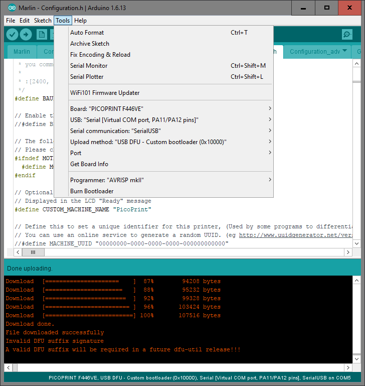 Porting Marlin to STM32. - Spark Logic